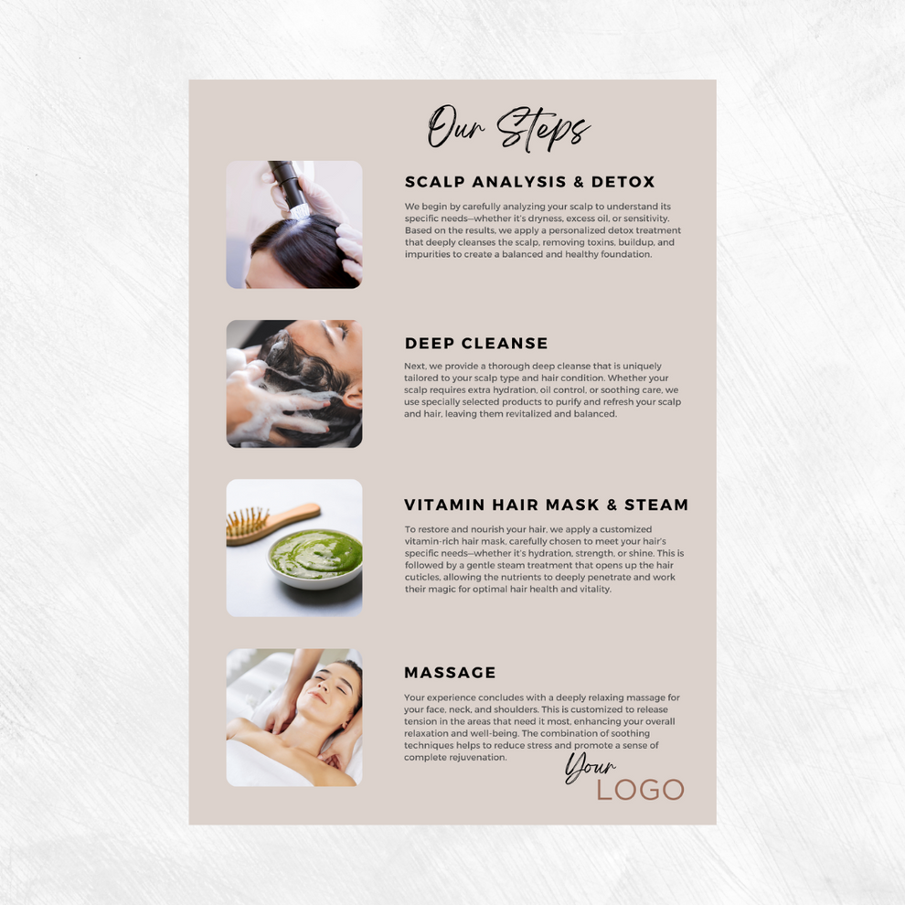 Head Spa Flyer – Head Spa Masterclass